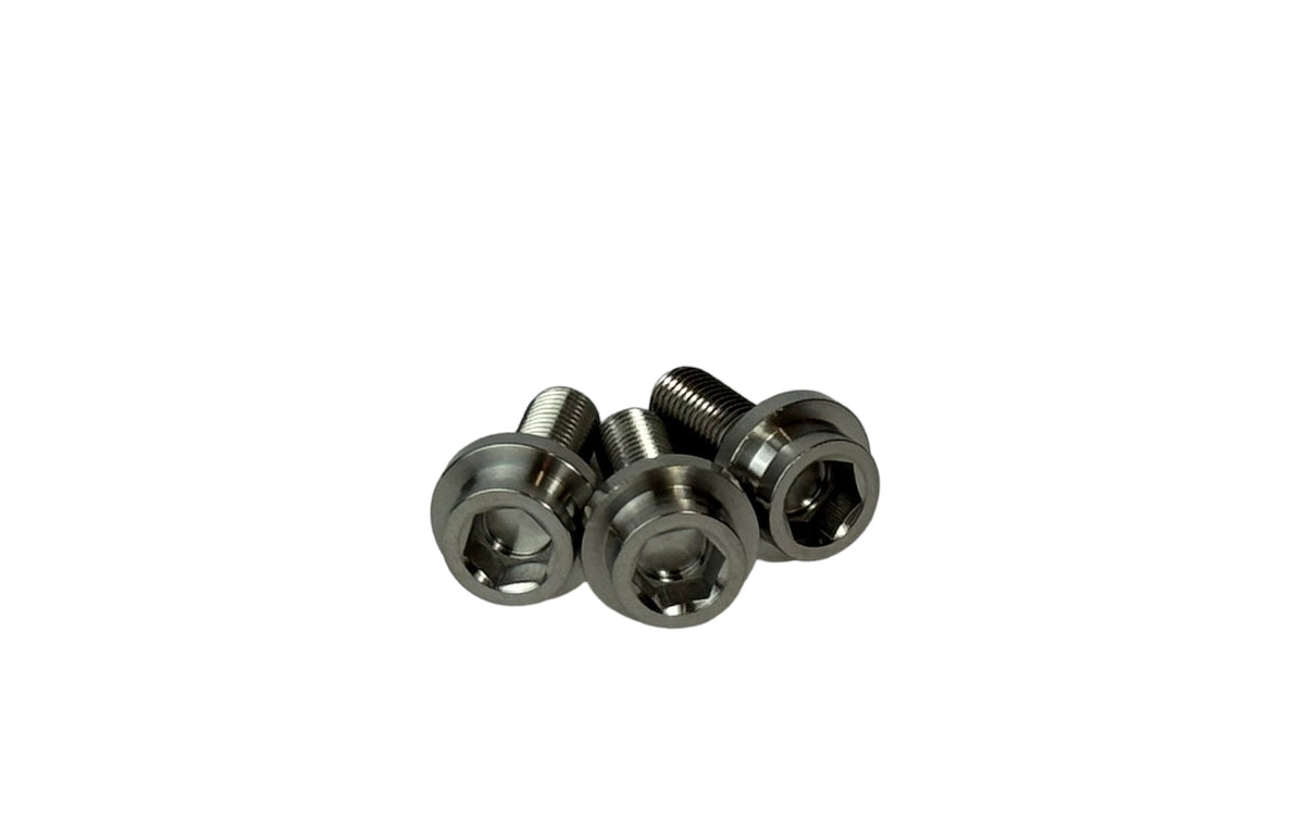 Bombshelll titanium bolts for square taper cranks – Peddlepower BMX
